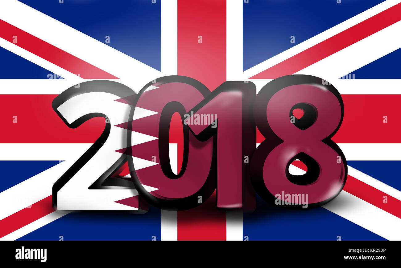 Qatar 2018 big bold font hi-res stock photography and images - Alamy