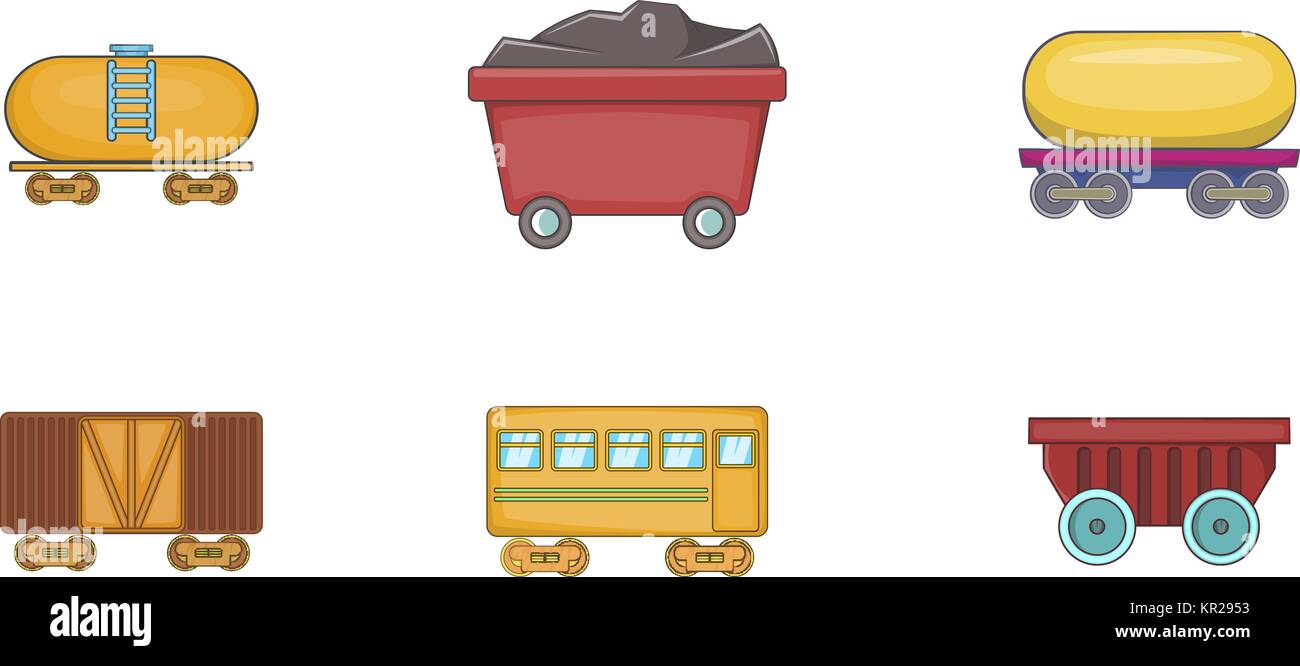 Wagon icon set, cartoon style Stock Vector Image & Art - Alamy Wagon icon set, cartoon style Stock Vector Image & Art - Alamy