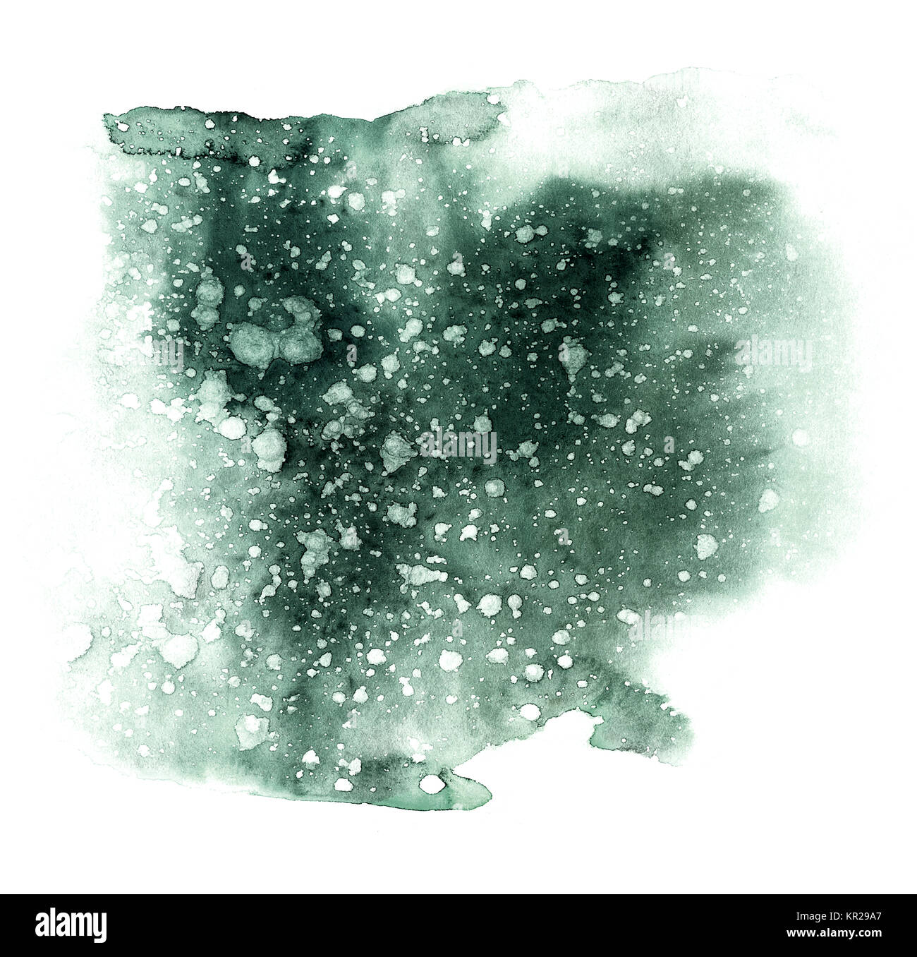 Watercolor blue color shape. Indigo paper texture. Abstract background ...