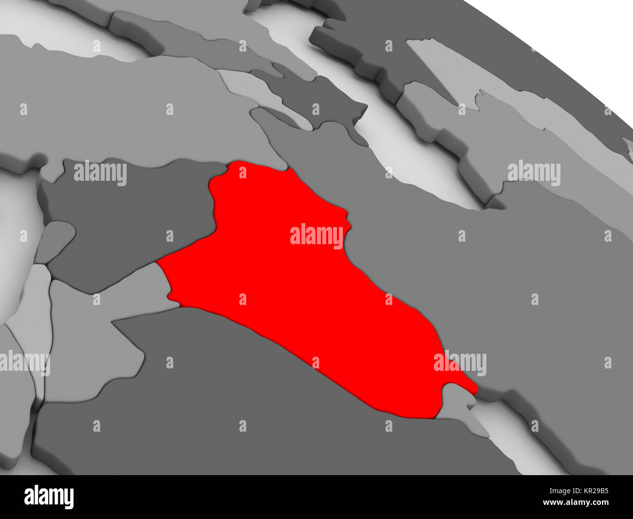 Republic of iraq map hi-res stock photography and images - Alamy