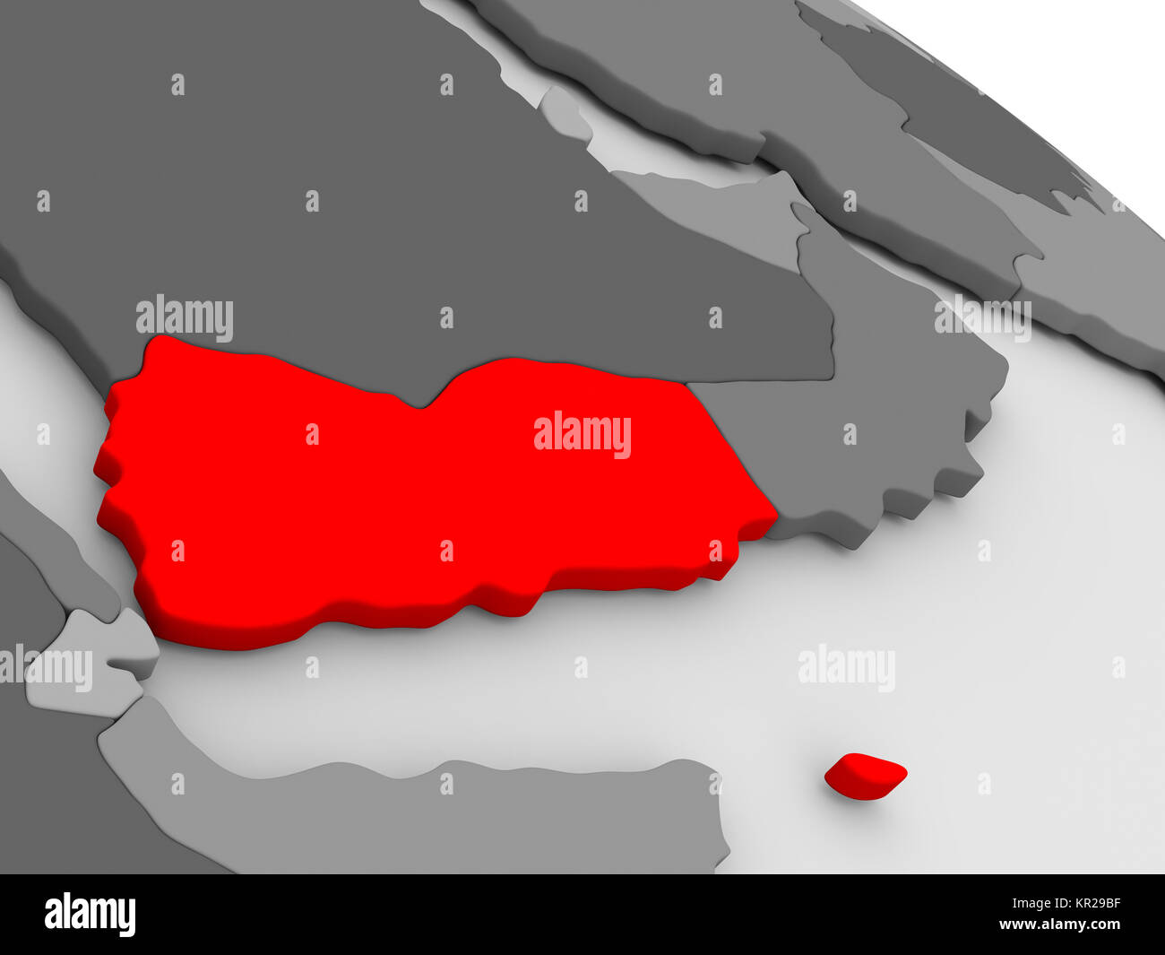 3d rendering republic yemen hi-res stock photography and images - Alamy