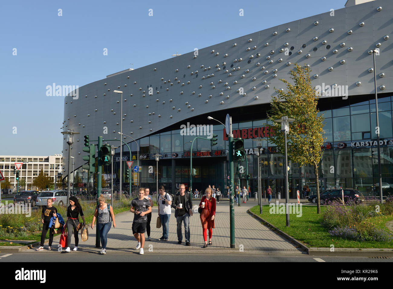Shopping centre Limbecker place, food, North Rhine-Westphalia, Germany ...