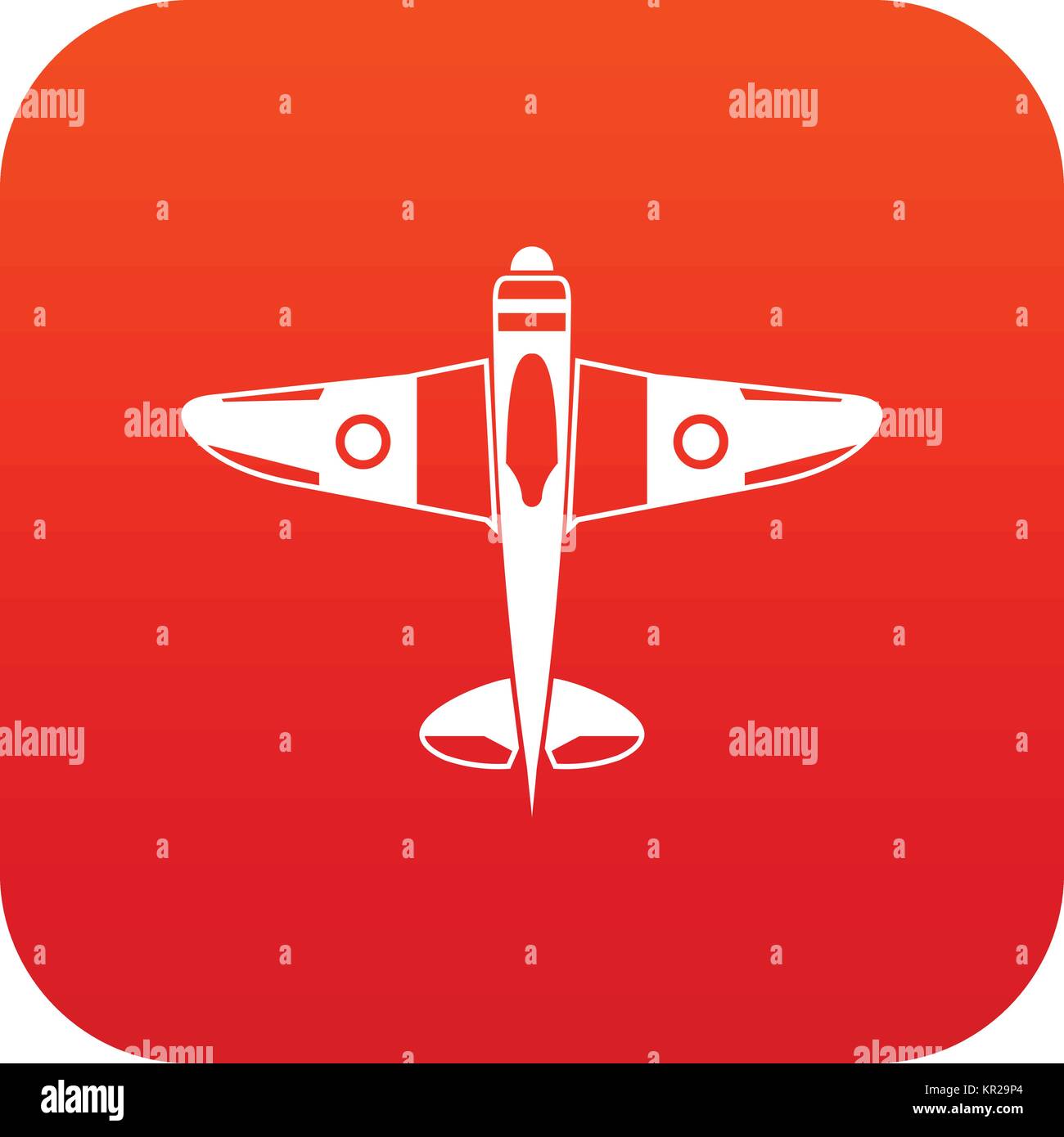 Military fighter plane icon digital red Stock Vector Image & Art - Alamy