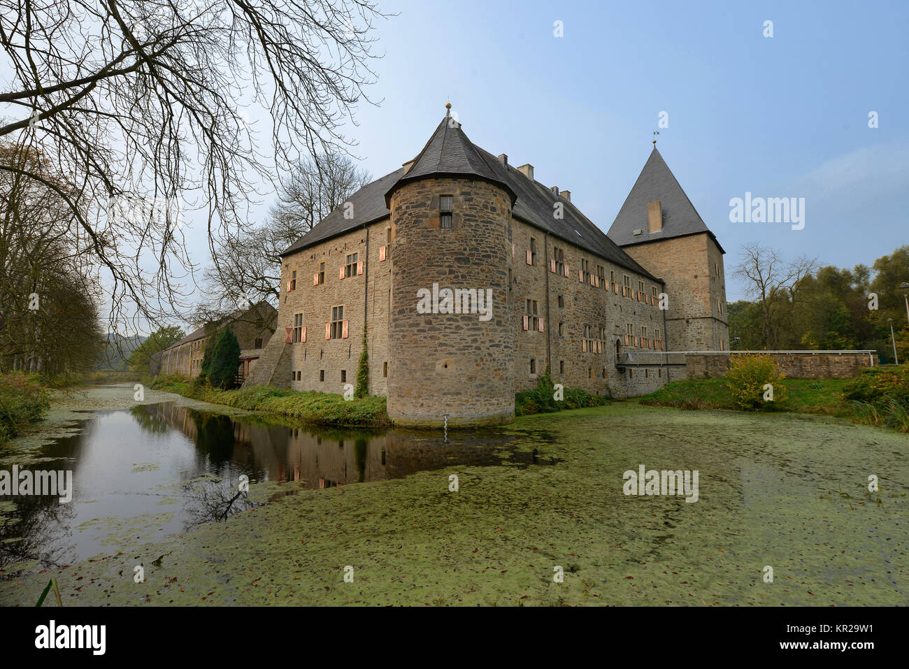 Water castle, house Kemnade, North Rhine-Westphalia, Germany ...