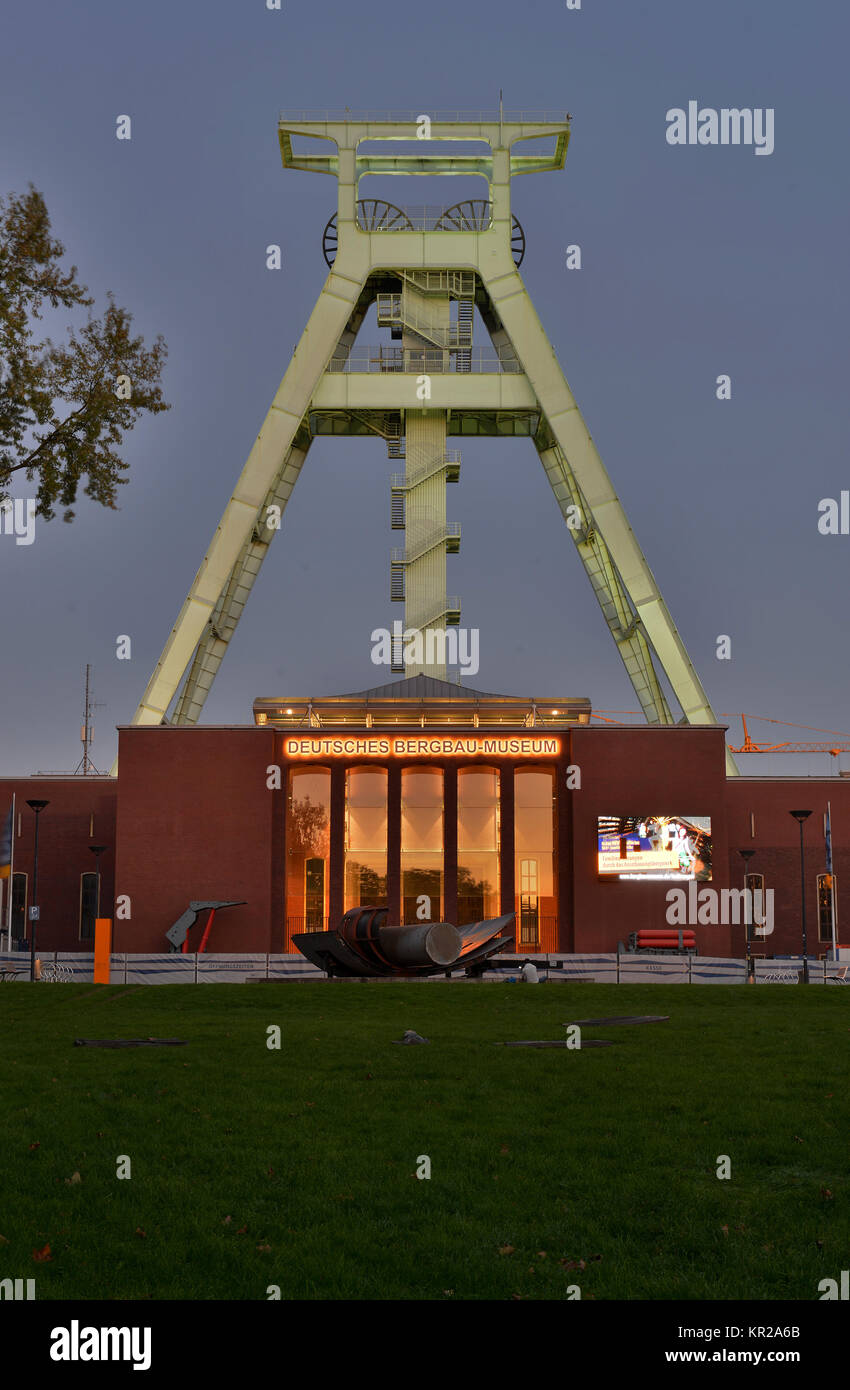 German mining museum, in the mining museum, Bochum, North Rhine ...