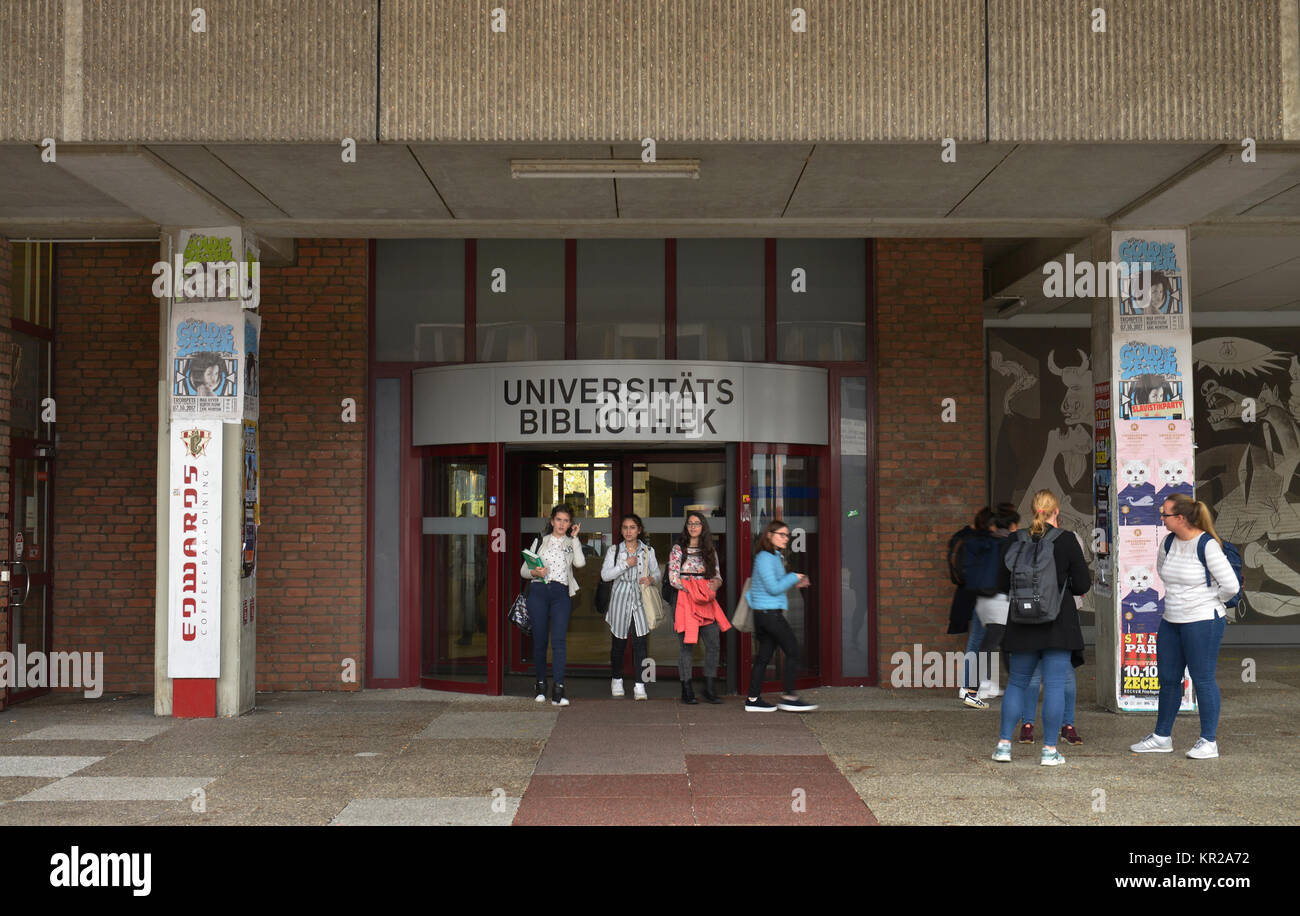University library, Ruhr university, Bochum, North Rhine-Westphalia ...