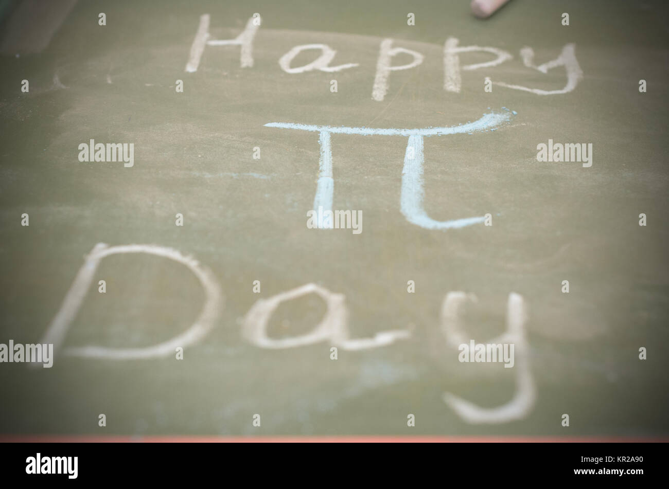 An image of the Pi number on the school board with chalk Stock Photo ...