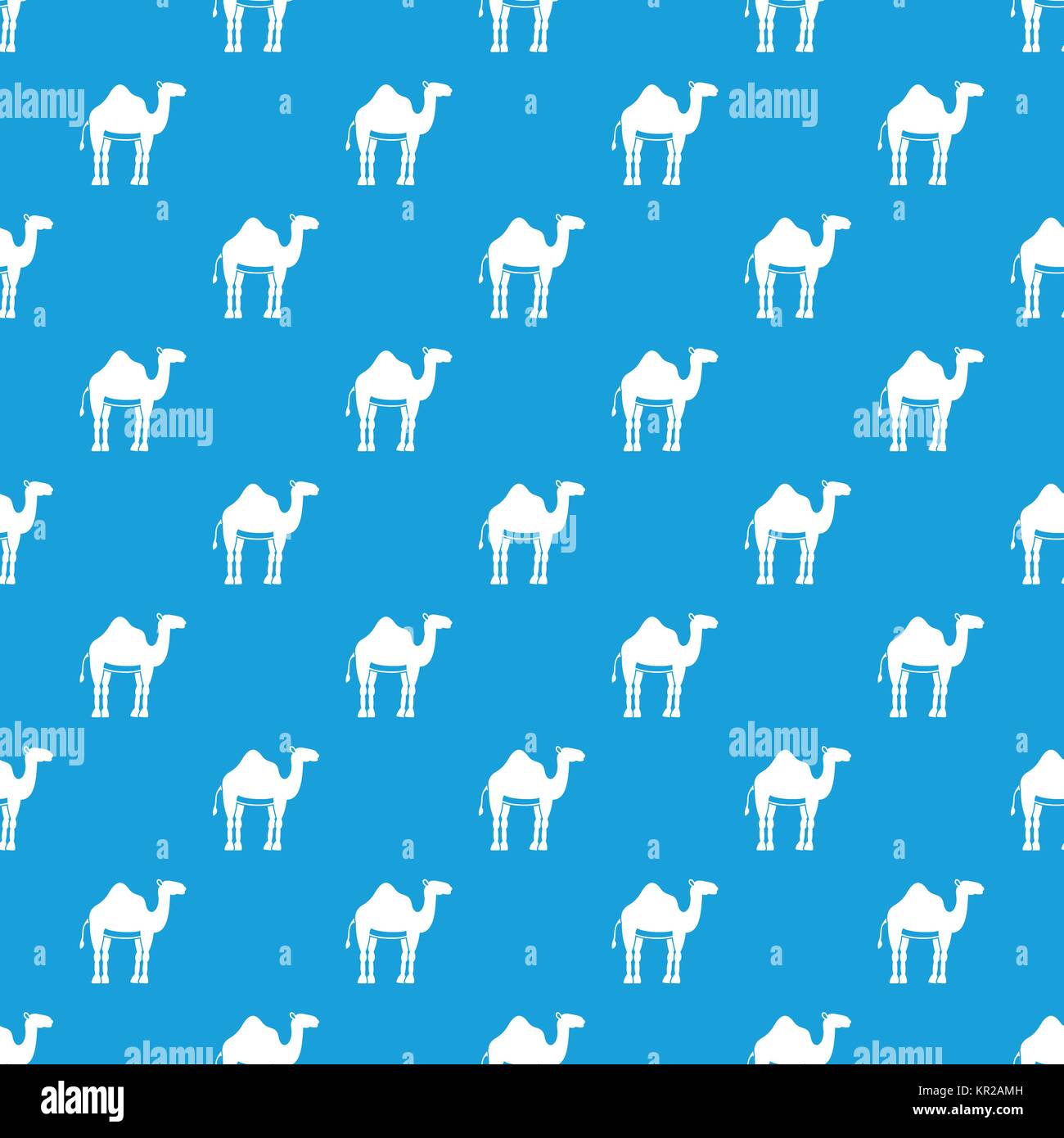 Camel pattern seamless blue Stock Vector Image & Art - Alamy