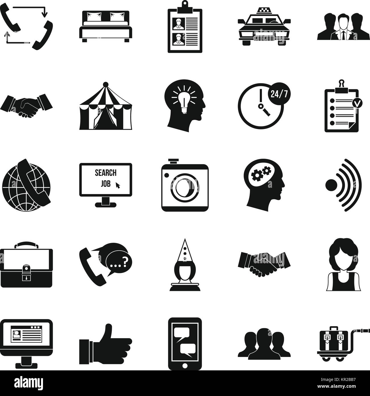 Business coherence icons set, simple style Stock Vector Image & Art - Alamy