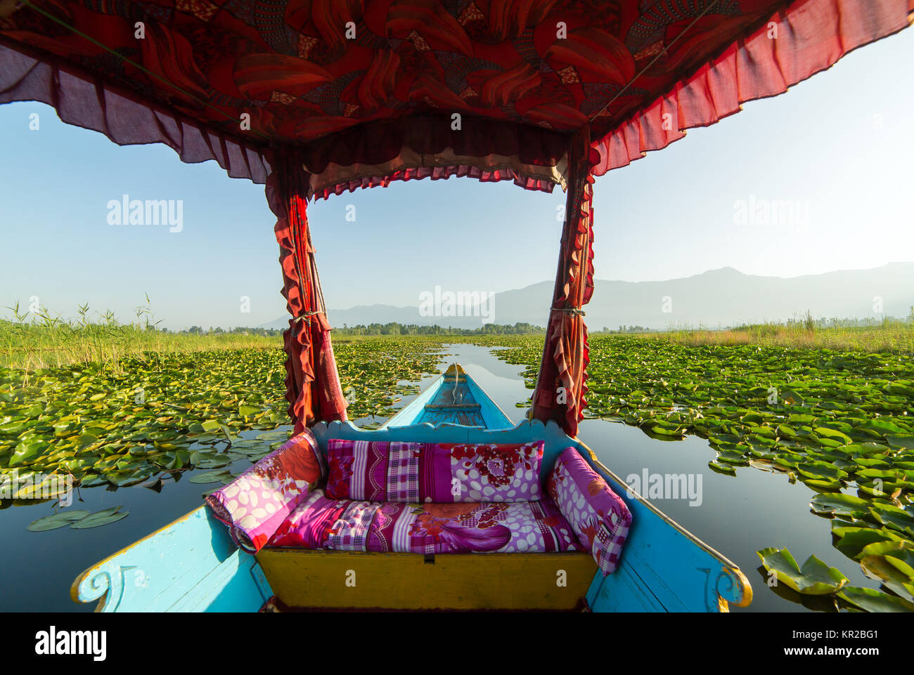Shikara boats hi-res stock photography and images - Alamy