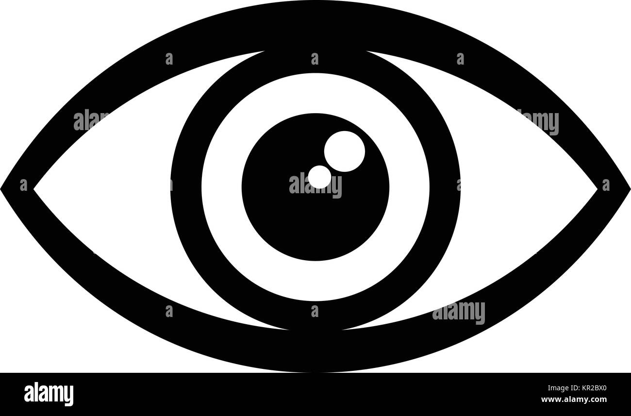 Human eye icon, simple style Stock Vector Image & Art - Alamy