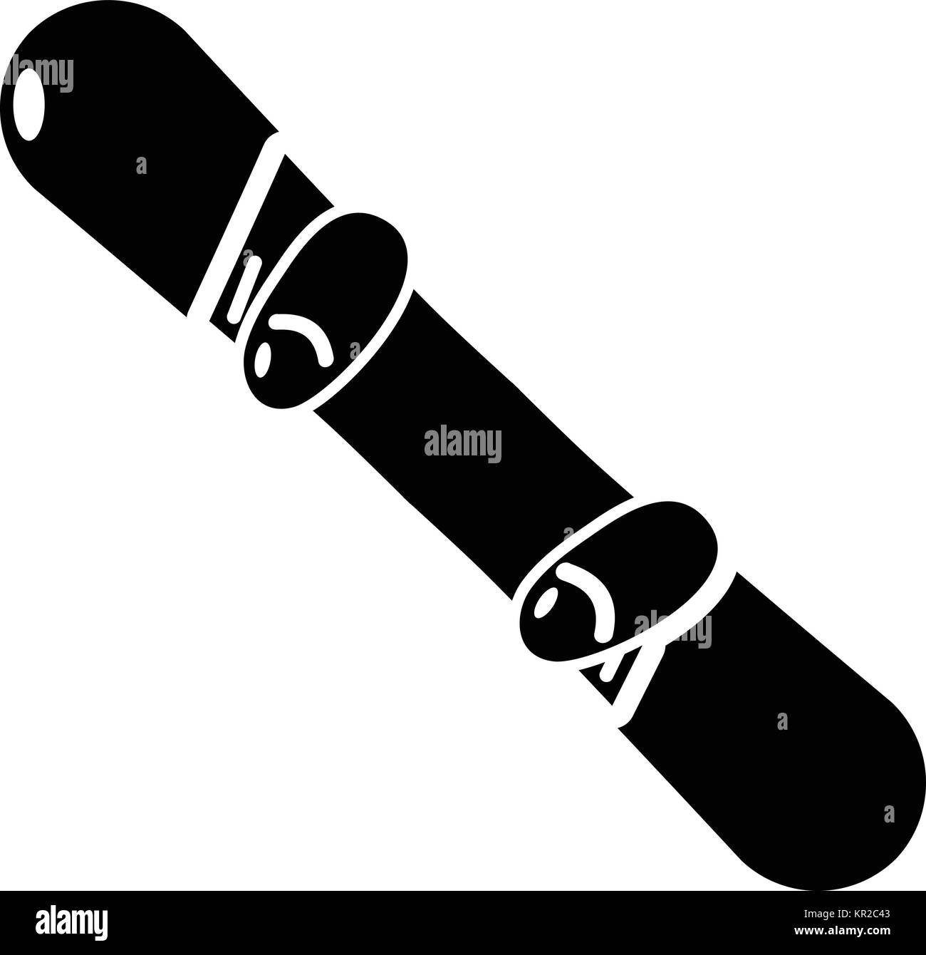 Snowboard icon, simple black style Stock Vector Image & Art - Alamy