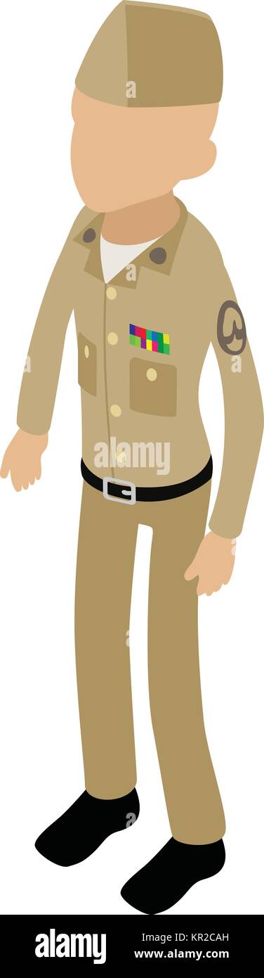 3d illustration male soldier Stock Vector Images - Alamy
