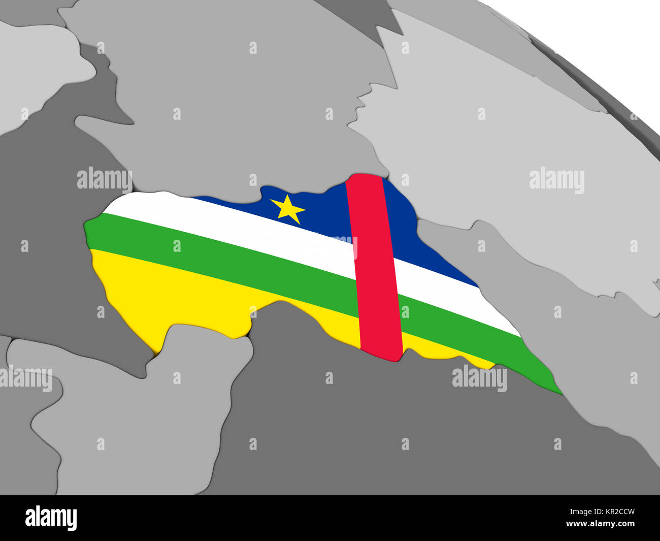 Central africa on globe hi-res stock photography and images - Alamy
