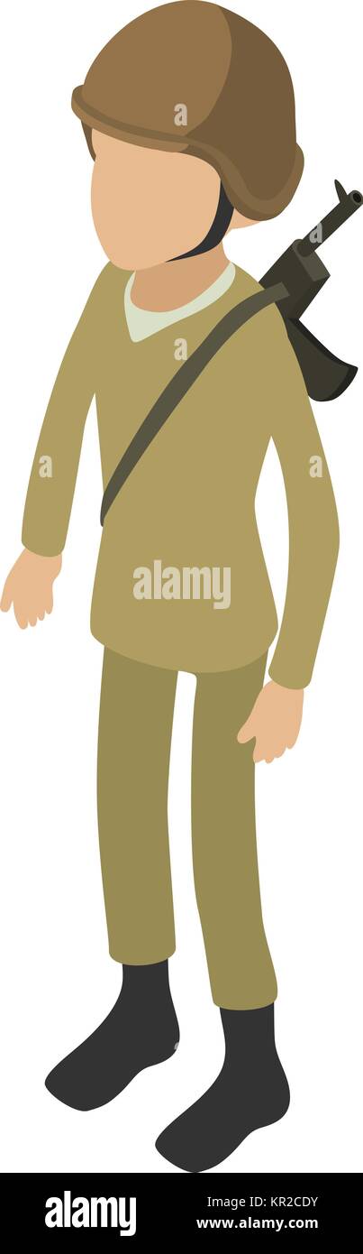 3d illustration male soldier Stock Vector Images - Alamy