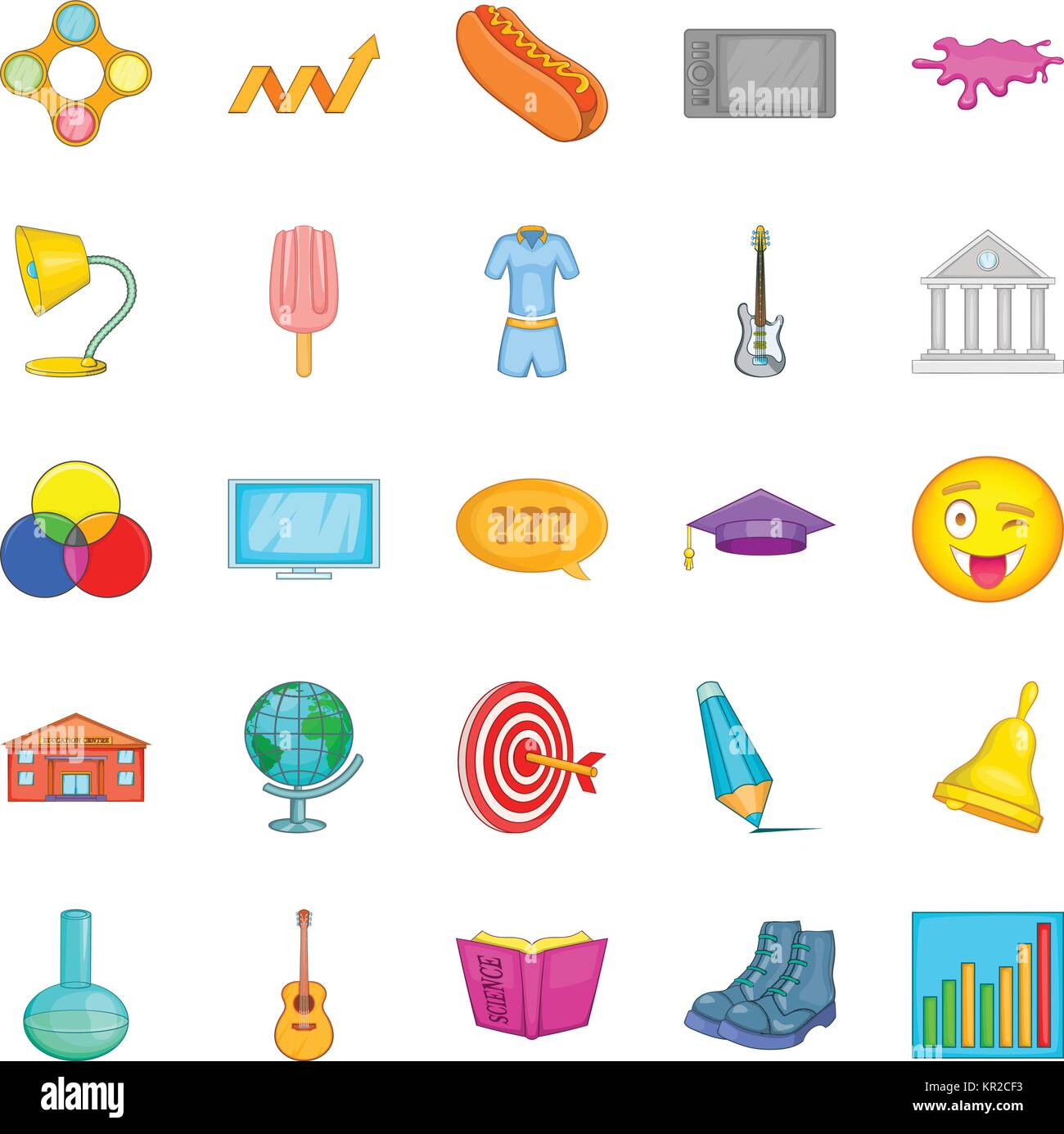 Elite icons set, cartoon style Stock Vector Image & Art - Alamy