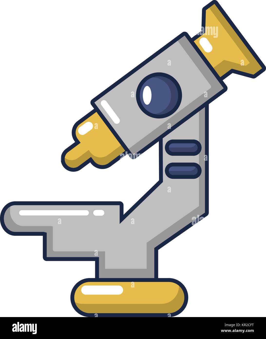 Microscope icon, cartoon style Stock Vector Image & Art - Alamy