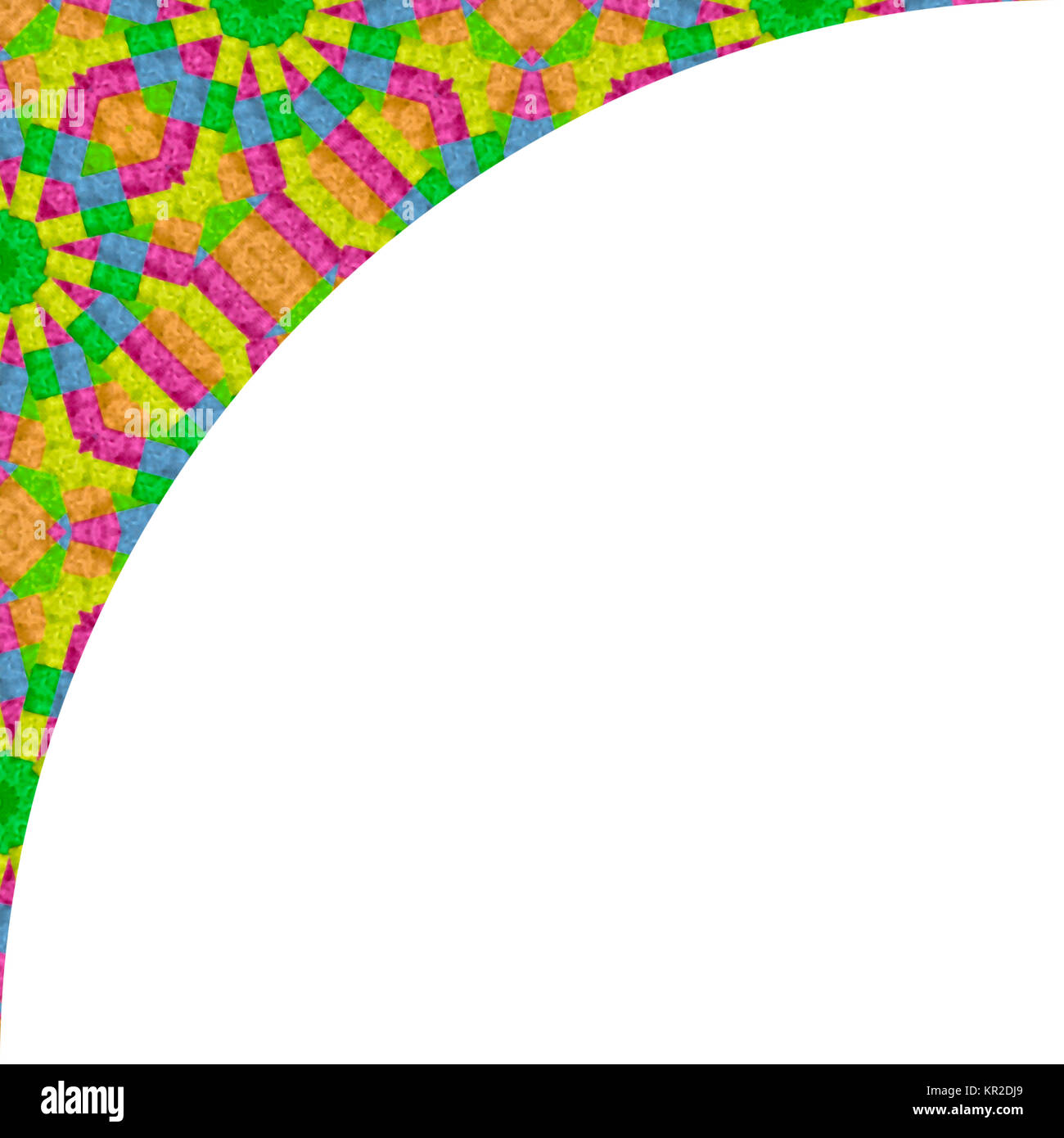 Stationery Background with Colorful Design Borders Stock Photo - Alamy