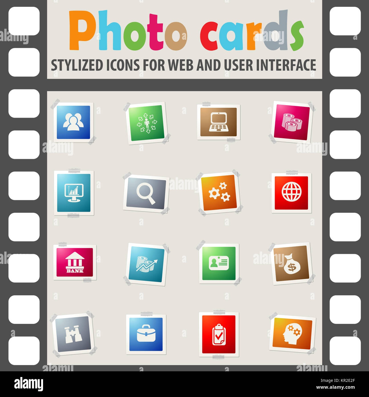 business management and human resources icon set Stock Photo - Alamy