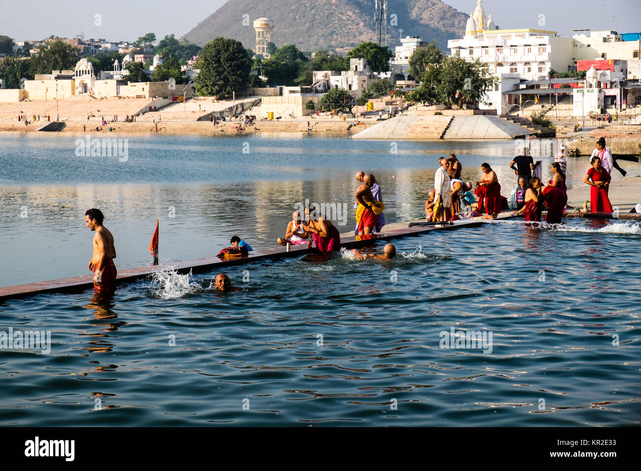 Brahma Lake, Pushkar Lake, Rajasthan Stock Photo - Alamy