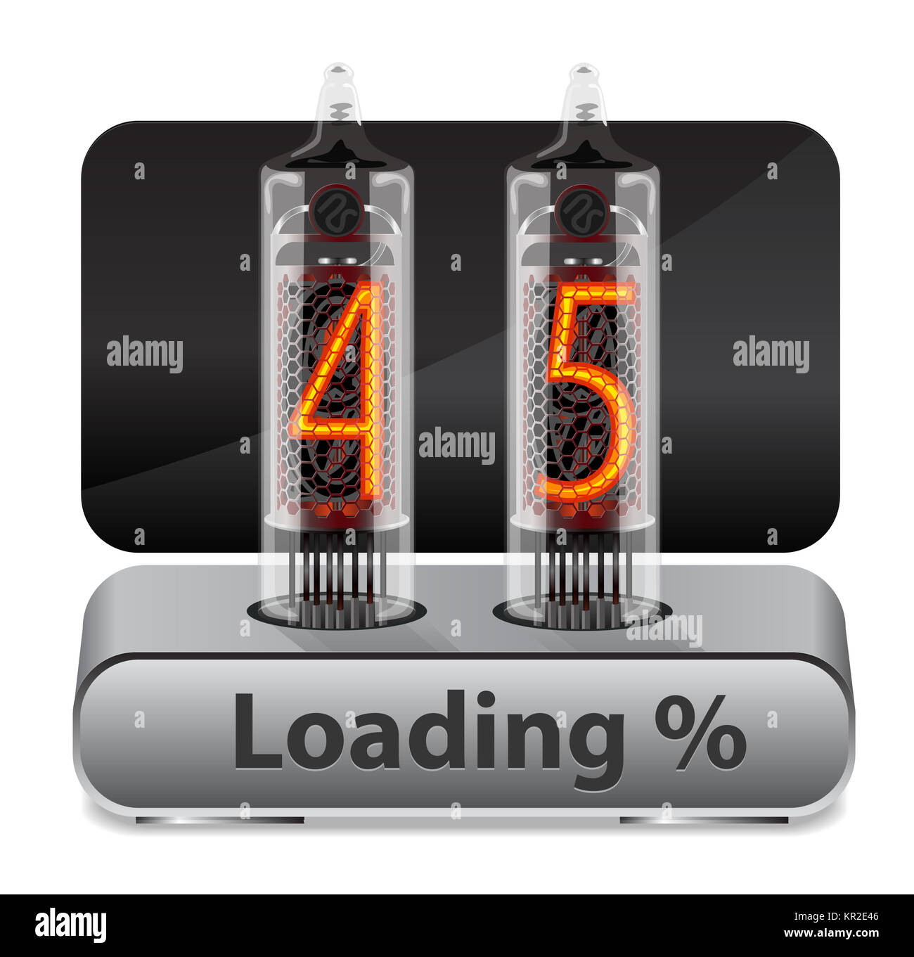 Loading Progress Indicator Stock Photo - Alamy
