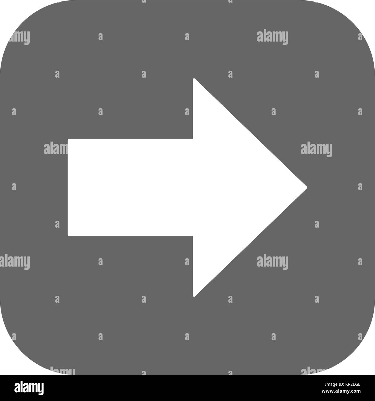 Arrow icon, isolated. Flat design Stock Vector Image & Art - Alamy