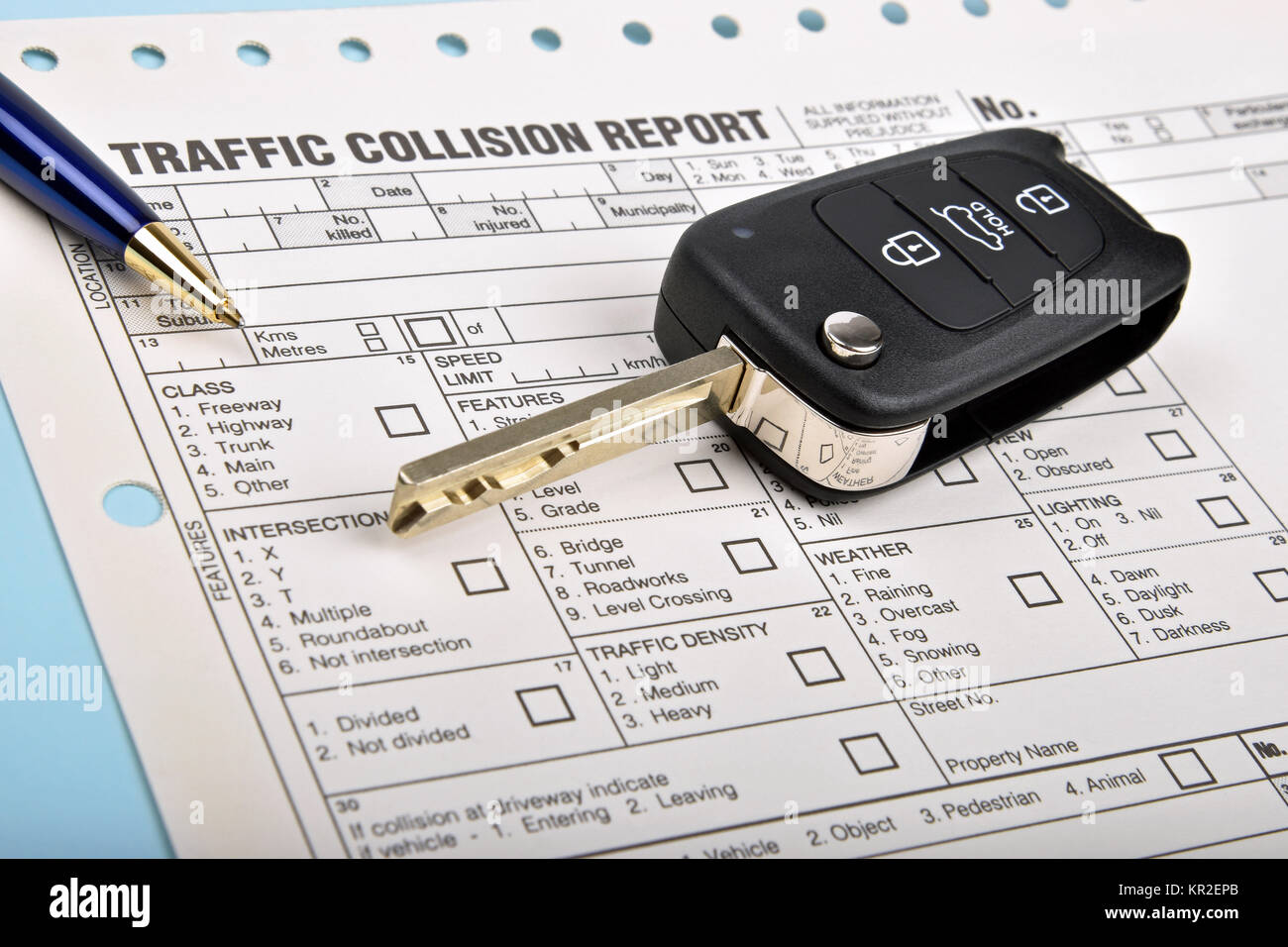 Traffic accident car page hi-res stock photography and images - Alamy