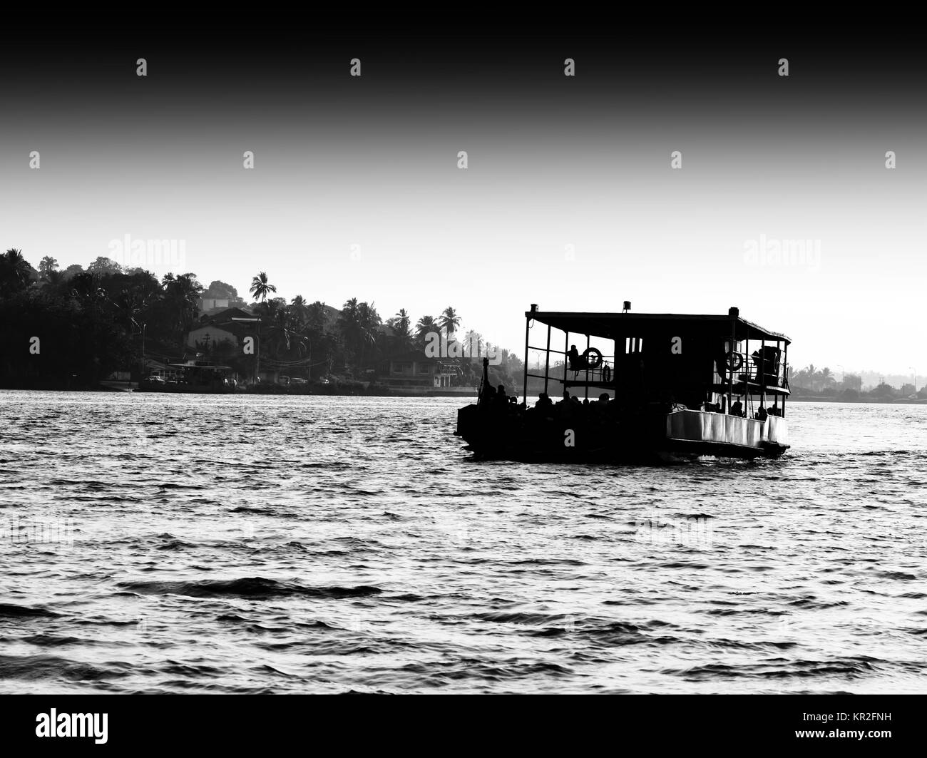 Goa ferry Black and White Stock Photos & Images - Alamy