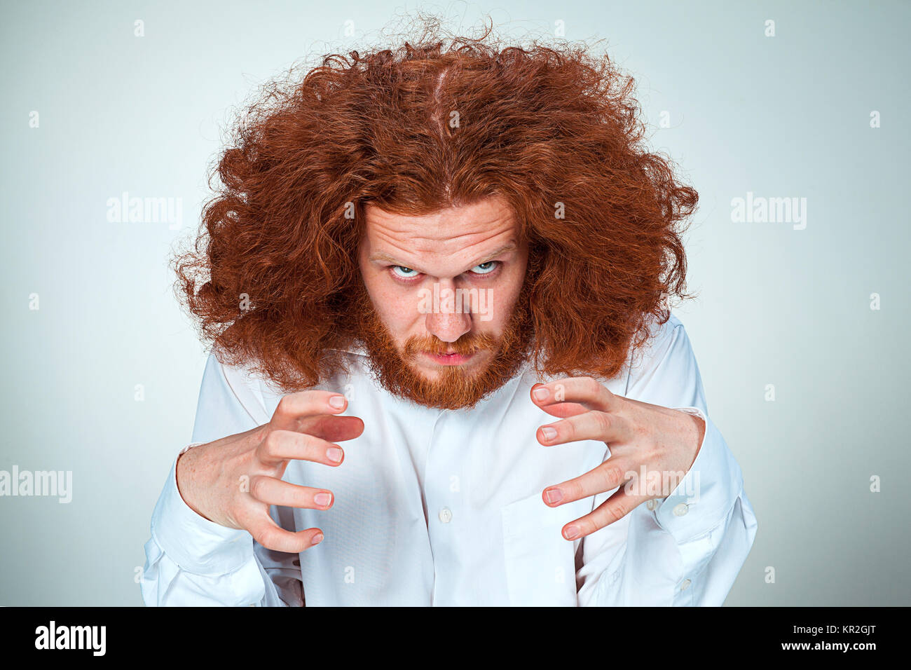 The angry man Stock Photo - Alamy