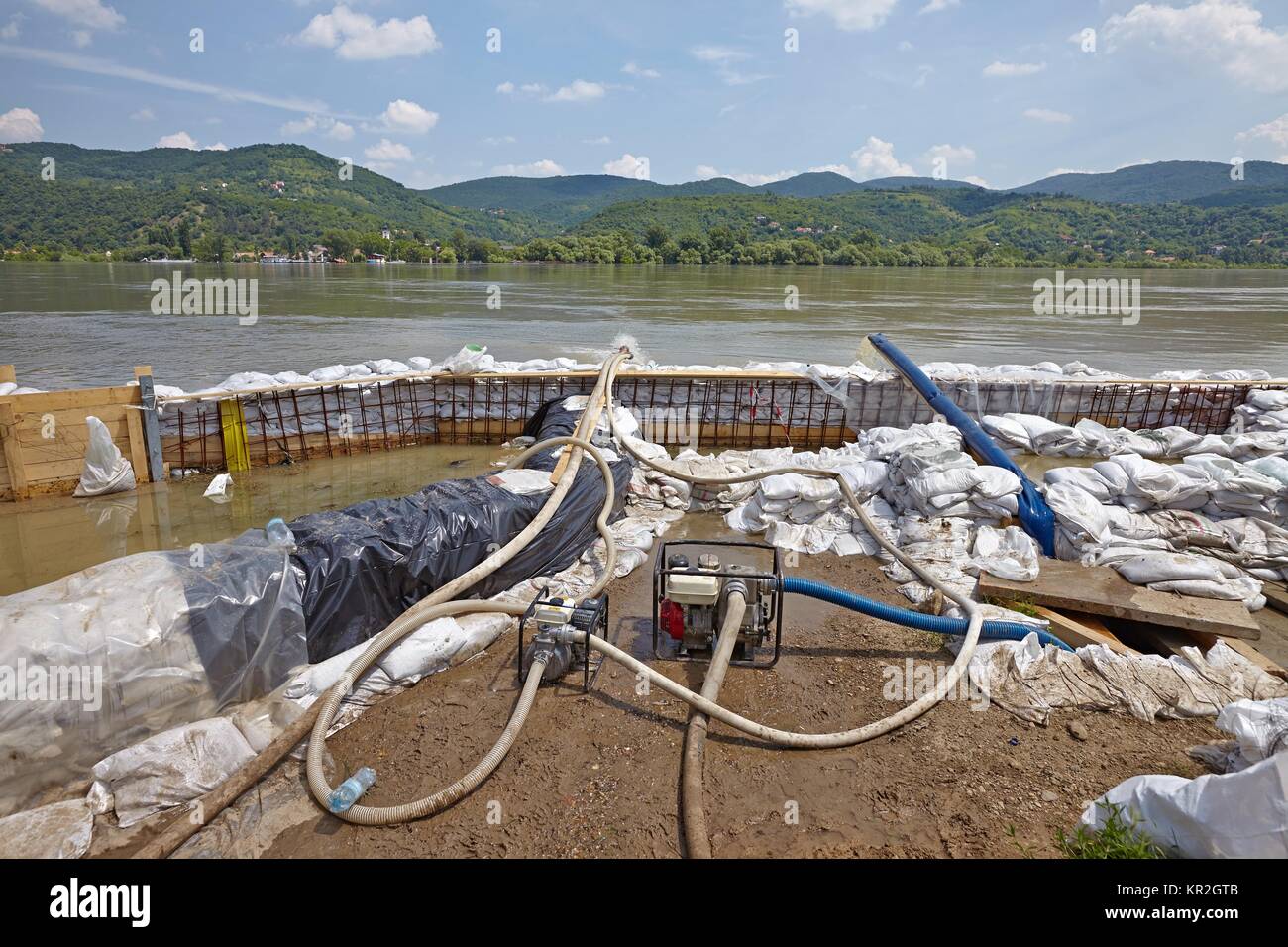 Water Pumping Machines Stock Photo - Alamy