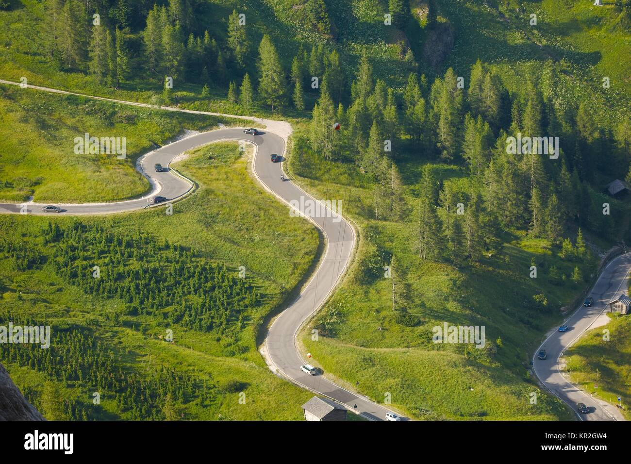 Alpine Road Pass Stock Photo - Alamy