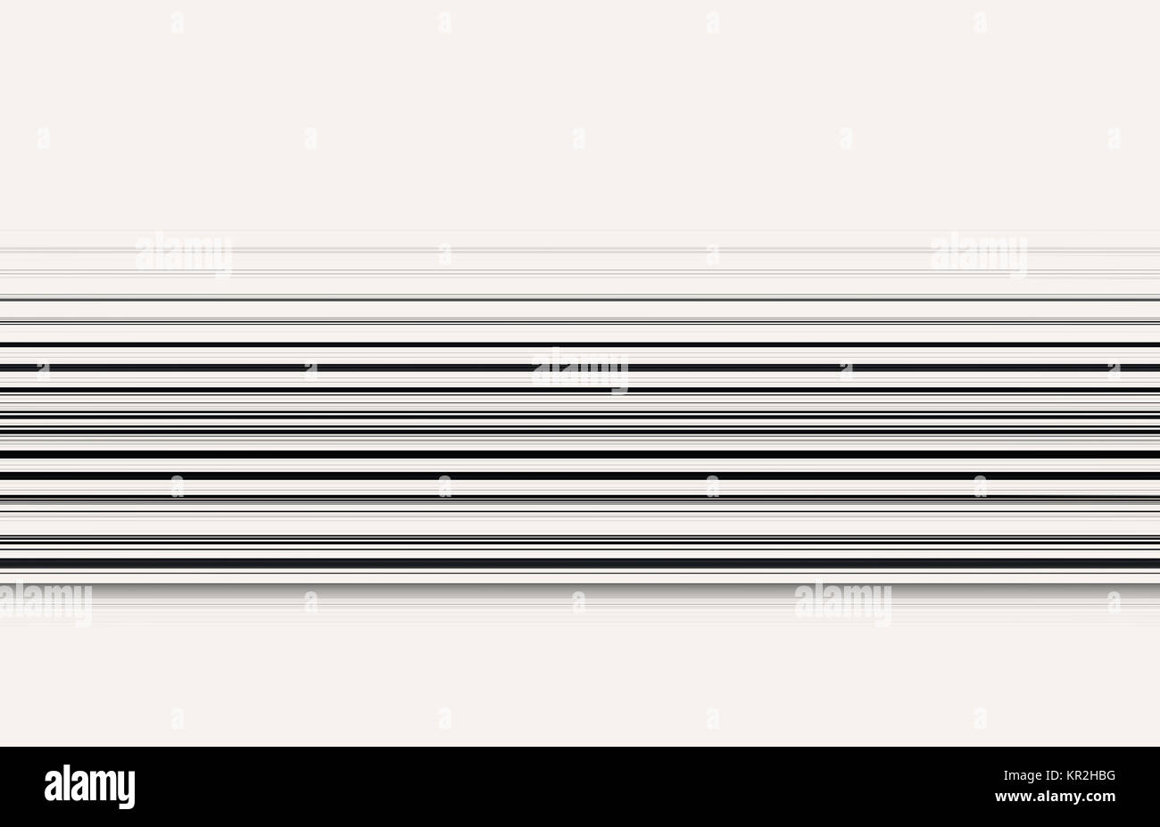 Horizontal black and white lines illustration background Stock Photo ...