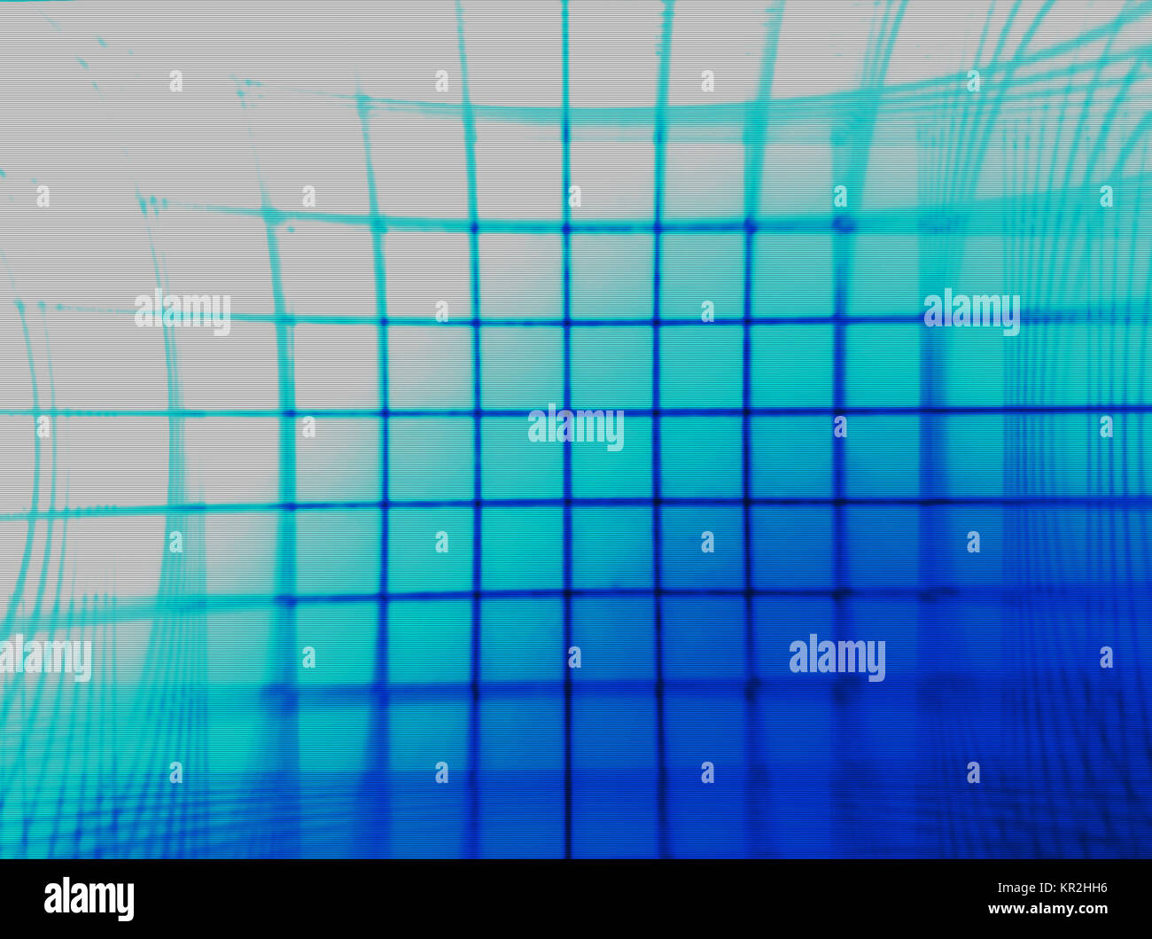 Horizontal blue vintage tv grid illustration background Stock Photo - Alamy
