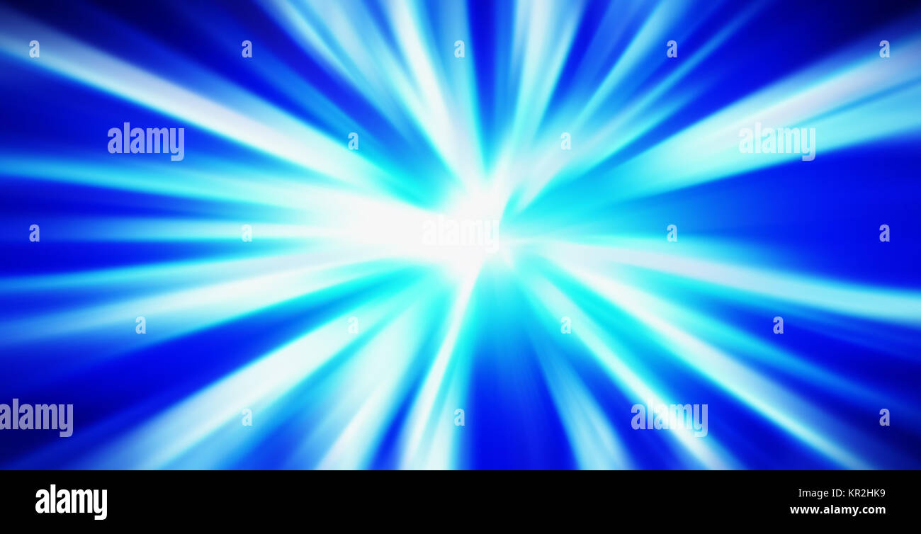 Horizontal blue blast abstraction background Stock Photo - Alamy