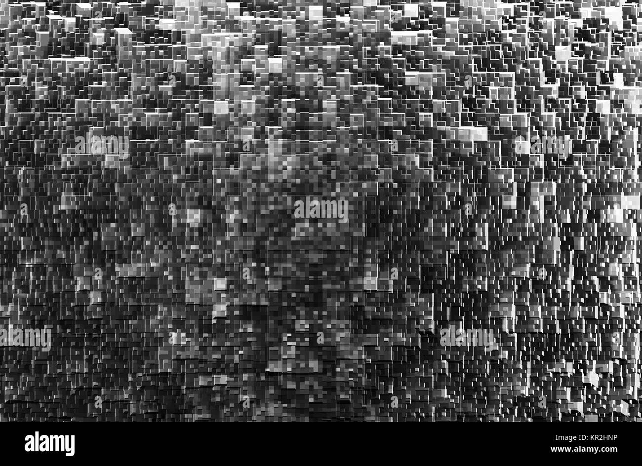 Horizontal black and white dark blocks illustration background Stock ...