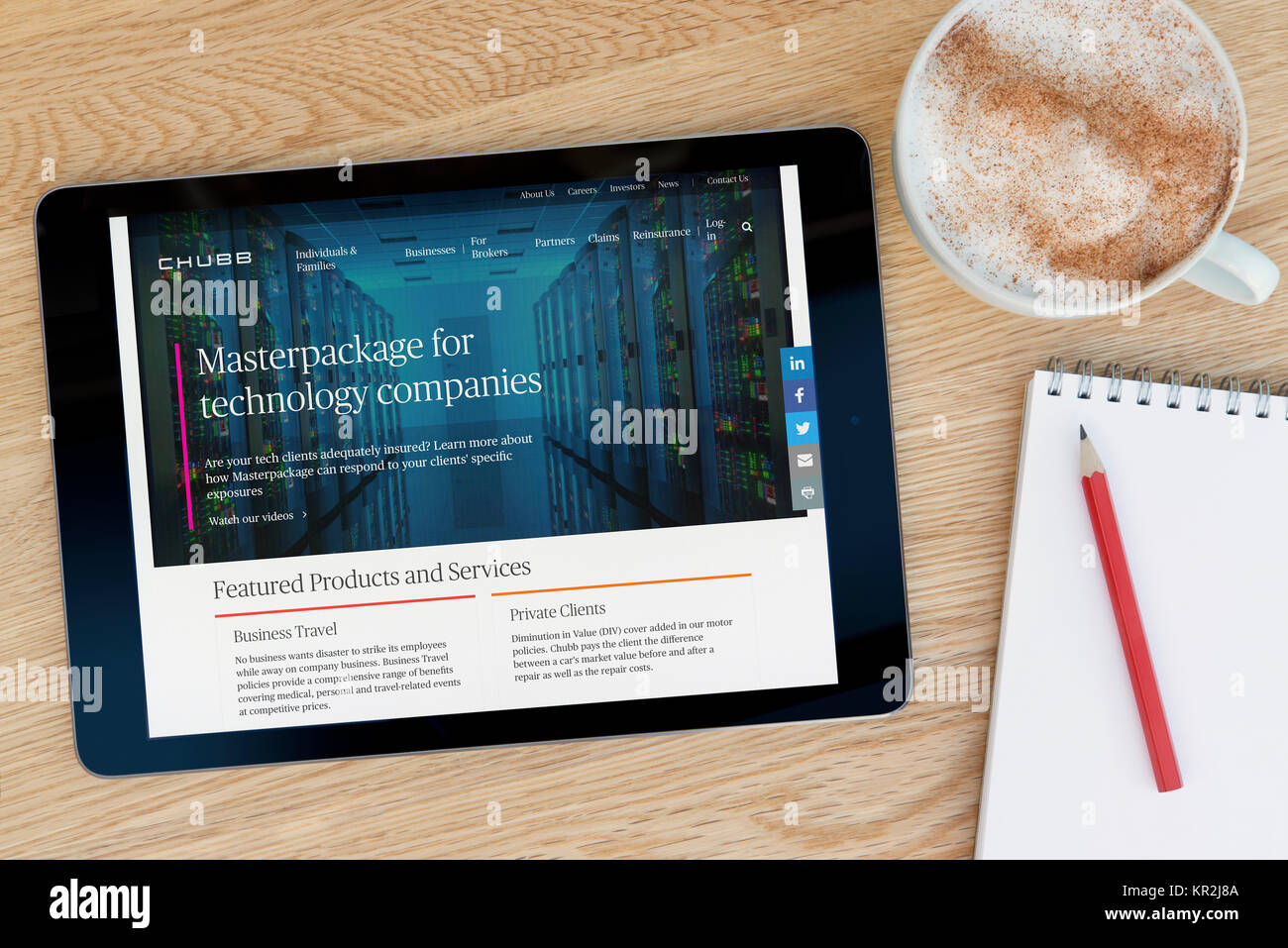 Chubb insurance logo hi-res stock photography and images - Alamy