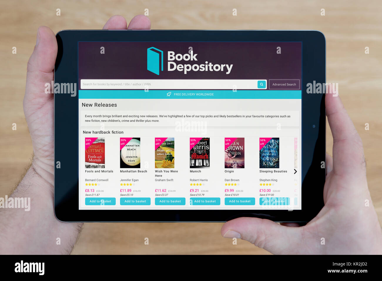 Book depository page hi-res stock photography and images - Alamy
