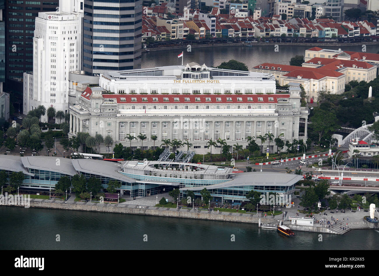 The Fullerton Hotel in Singapore Stock Photo - Alamy