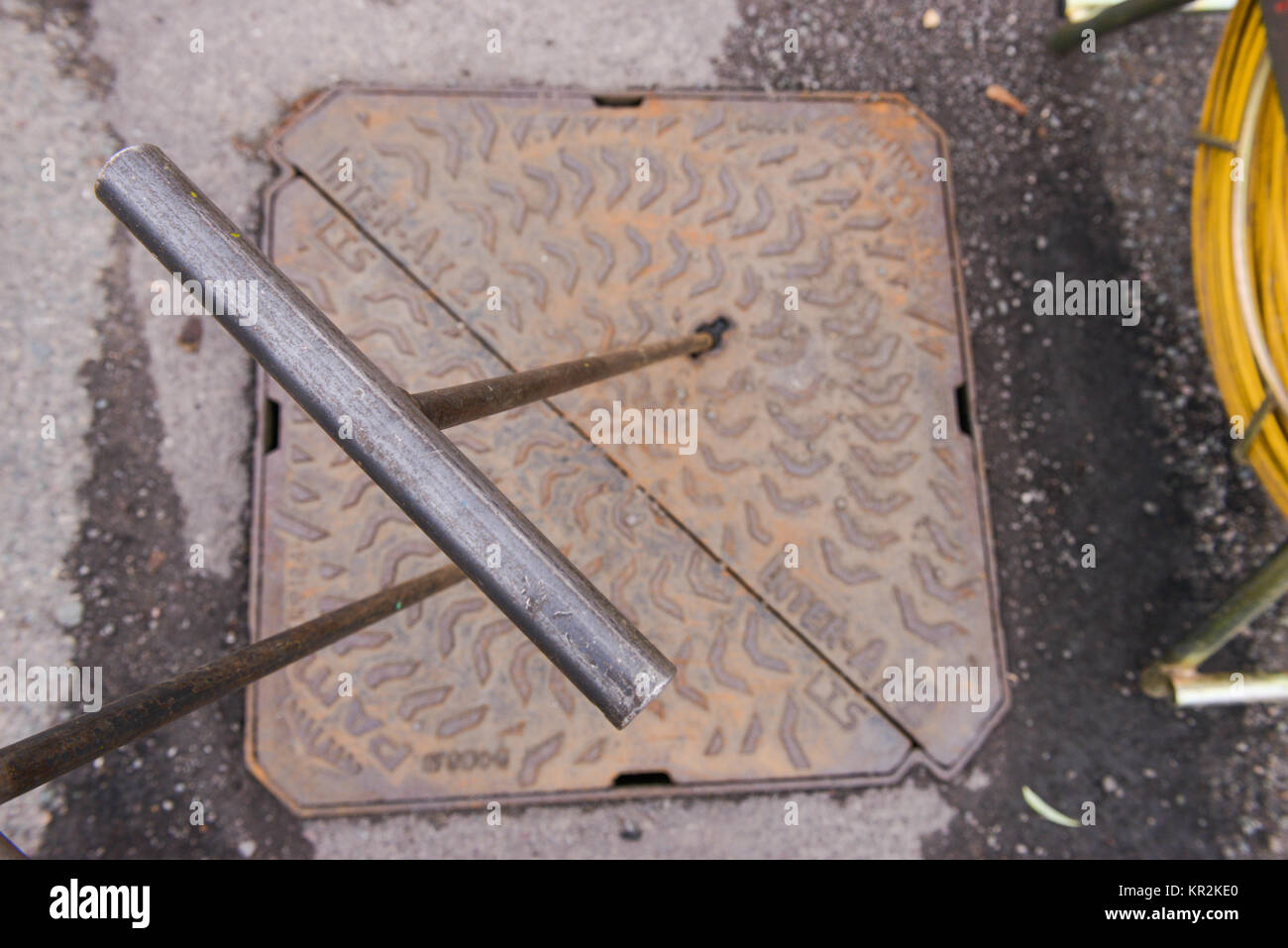 Ground surveyor and surveying operation Stock Photo - Alamy