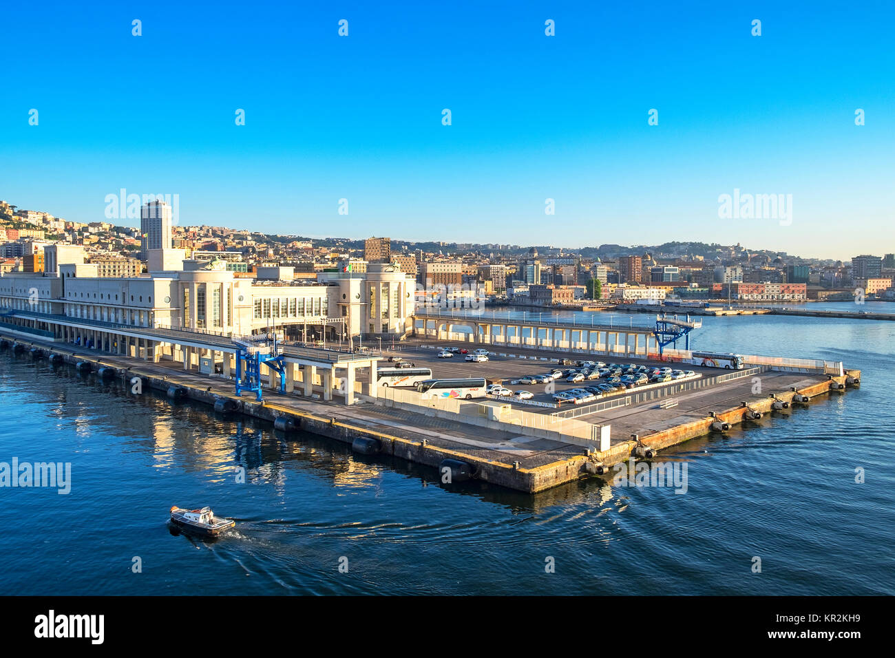 the maritime passenger terminal building at the port of naples ...