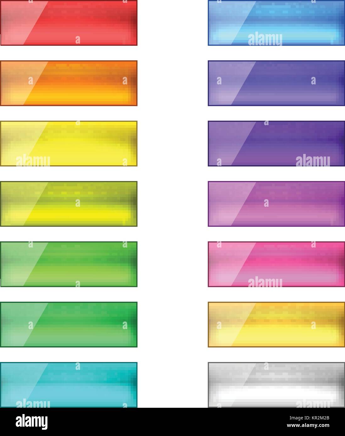 vector web buttons set Stock Vector Image & Art - Alamy