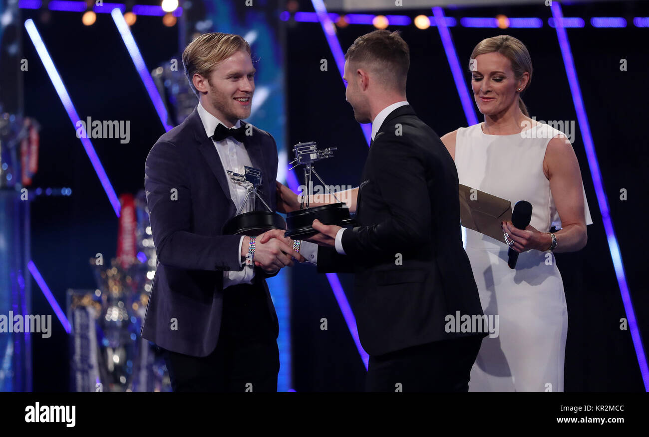 Jonny Peacock and Jonathan Rae during the BBC Sports Personality of the ...