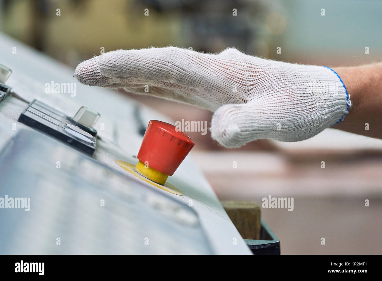 Emergency Break on Factory Stock Photo - Alamy