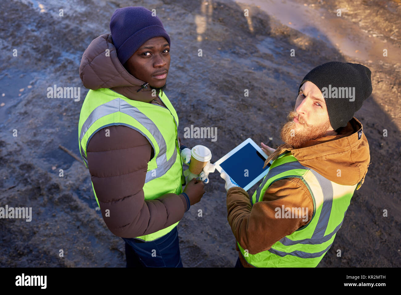 Modern Miners Outdoors Stock Photo - Alamy