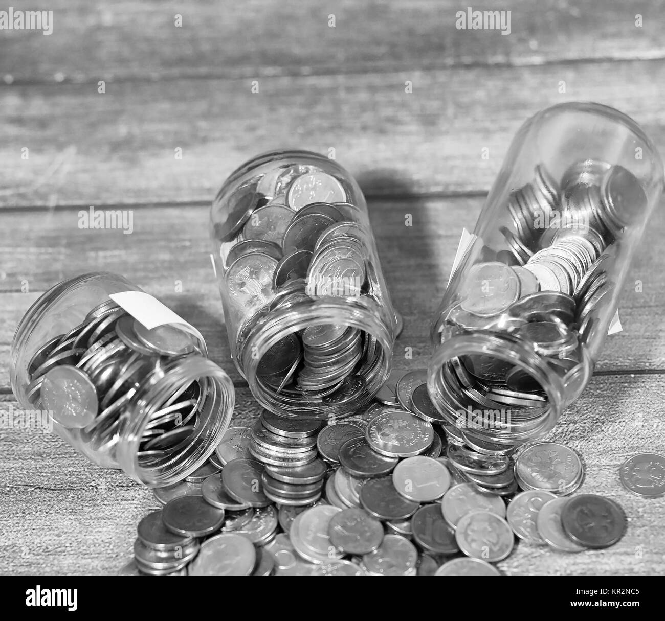 Glass jar on floor Black and White Stock Photos & Images - Alamy