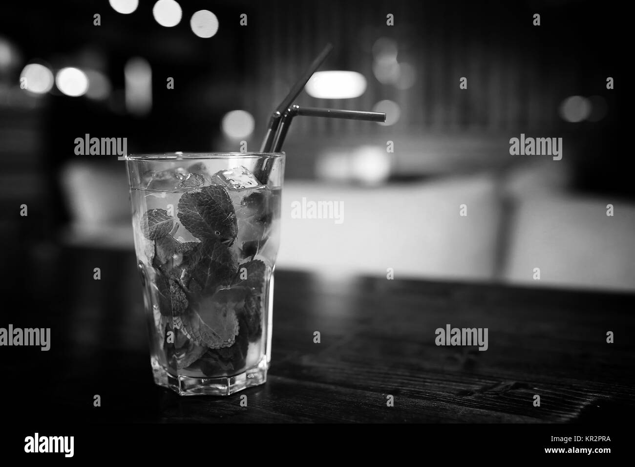 A table in a cafe objects Stock Photo - Alamy