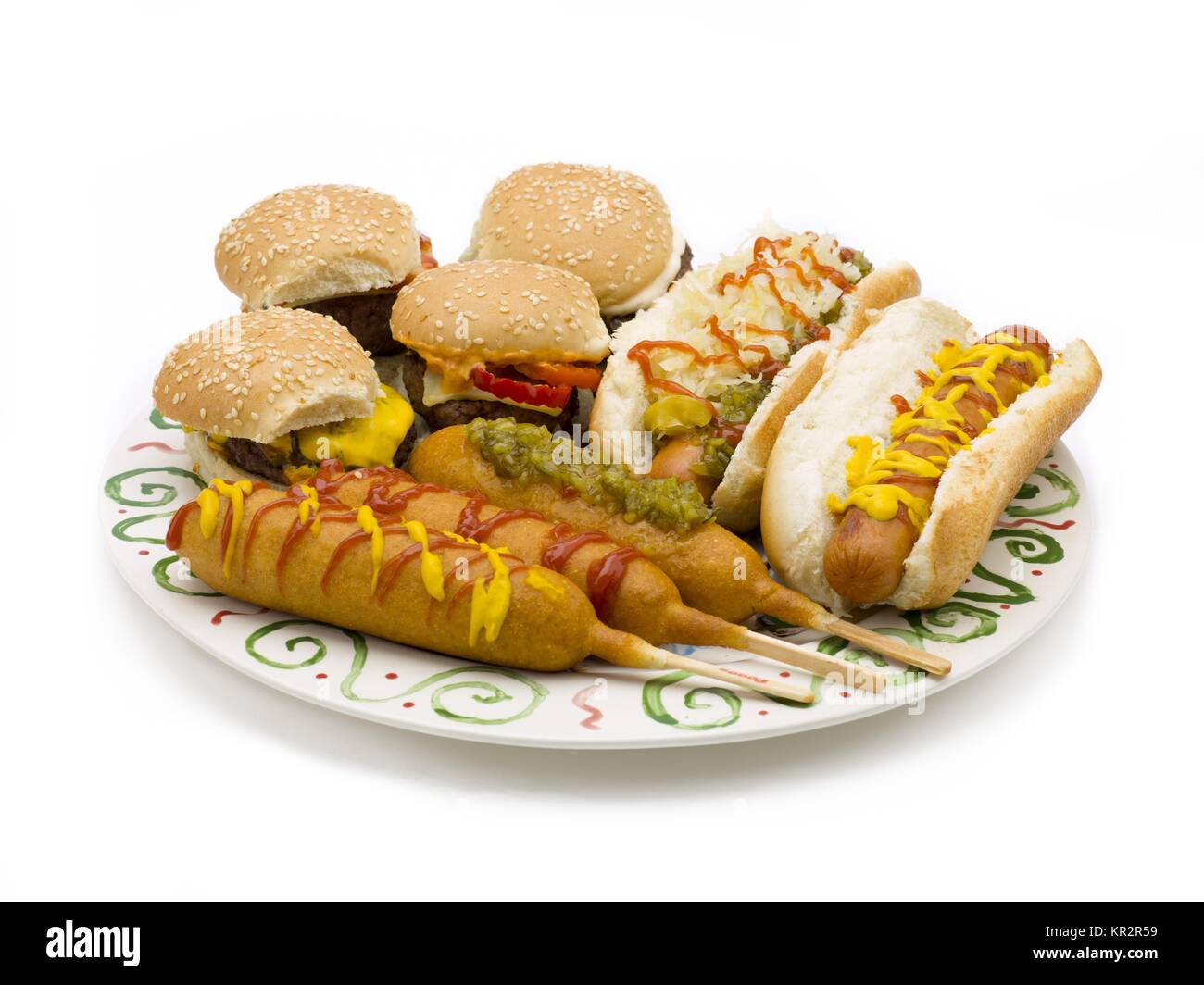 platter of food Stock Photo - Alamy