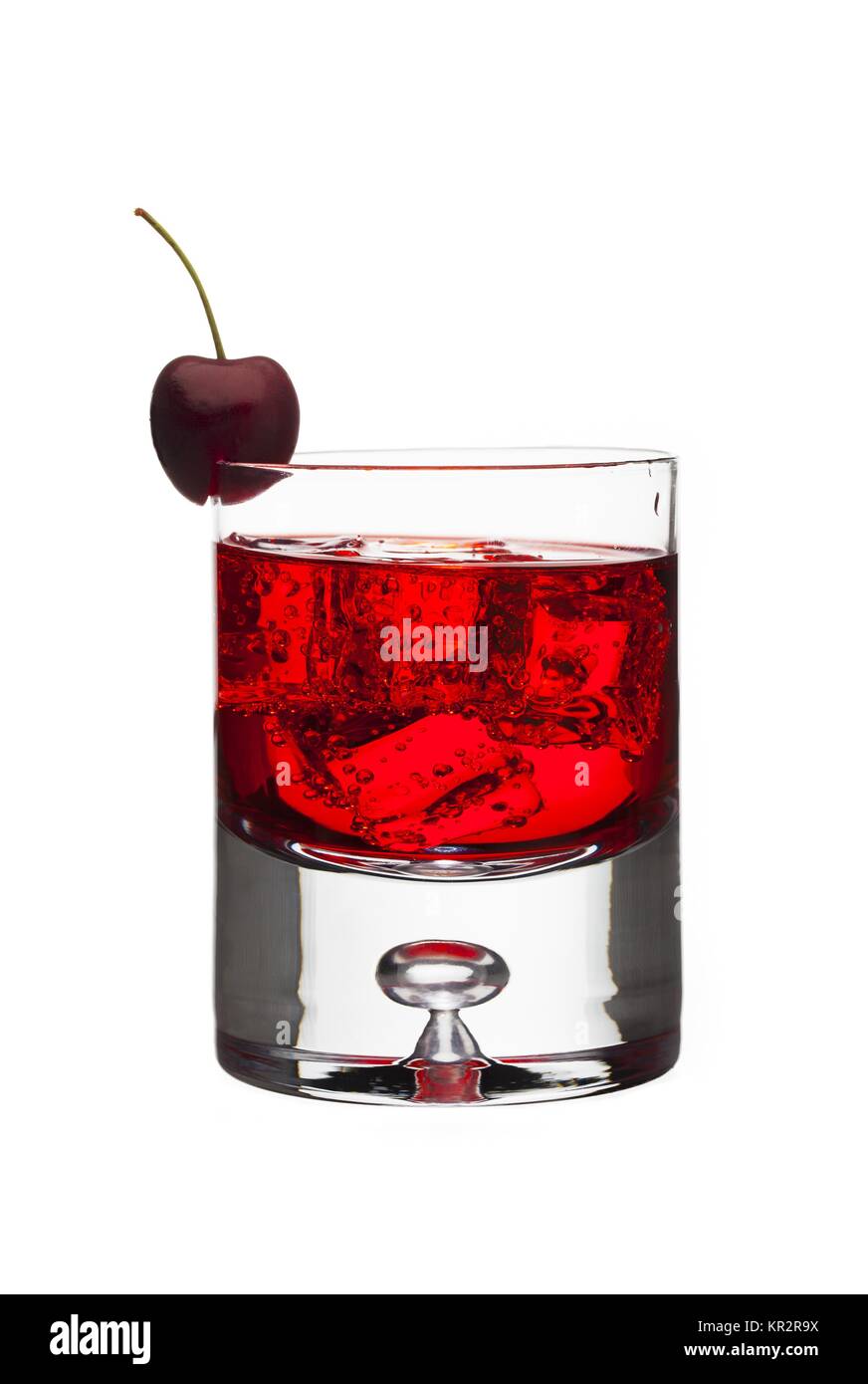 red cherry drink Stock Photo - Alamy
