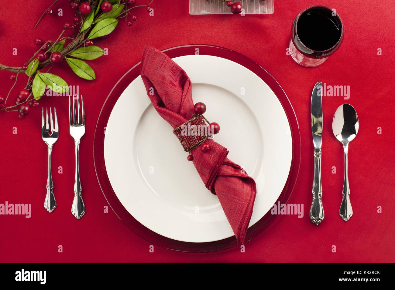 restaurant table setting Stock Photo - Alamy