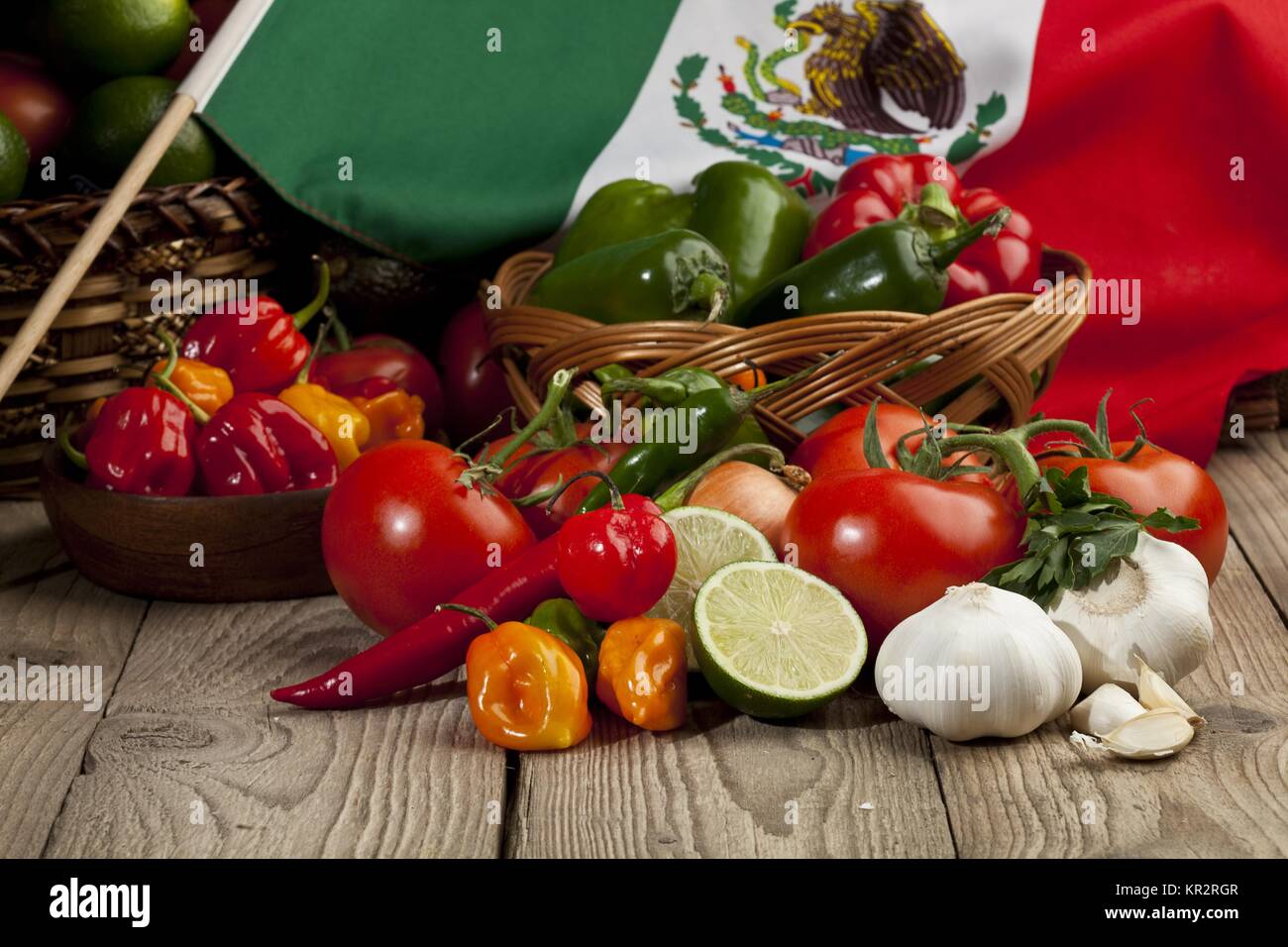 set of mexican vegetables Stock Photo - Alamy